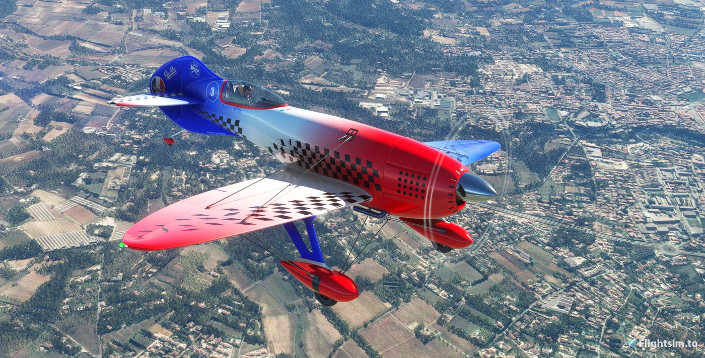 Livery Gee Bee R3 special - France Voltige - by Newdeclic for Microsoft ...