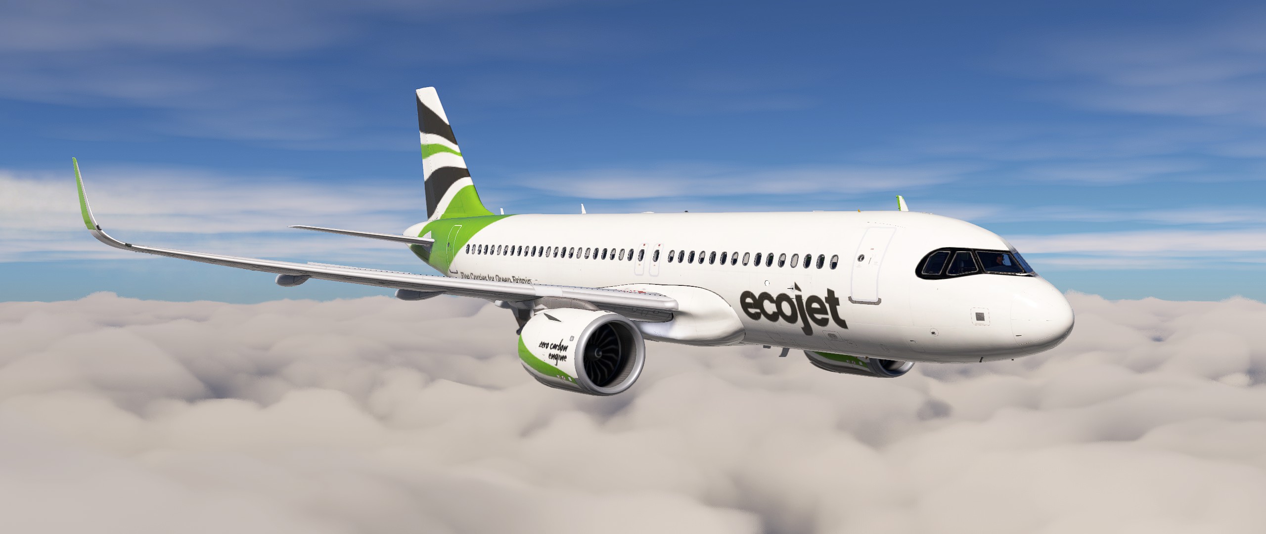 Livery iniBuilds A320 Neo - Ecojet (Fictional) - MSFS Add-on - Flightsim.to
