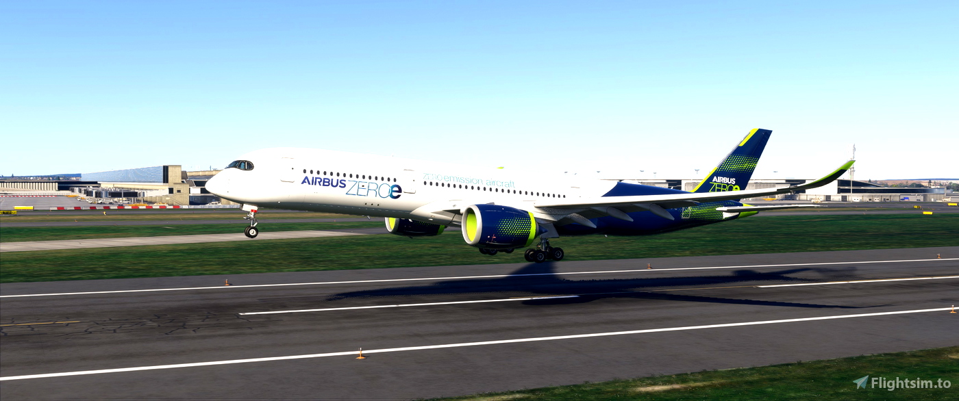 Livery Inibuilds A350-900 - Airbus Zero-e (fictional) for Microsoft ...