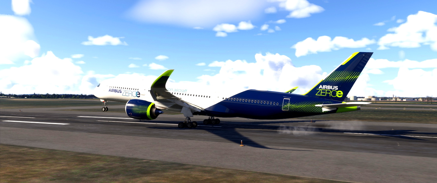 Livery Inibuilds A350-900 - Airbus Zero-e (fictional) for Microsoft ...