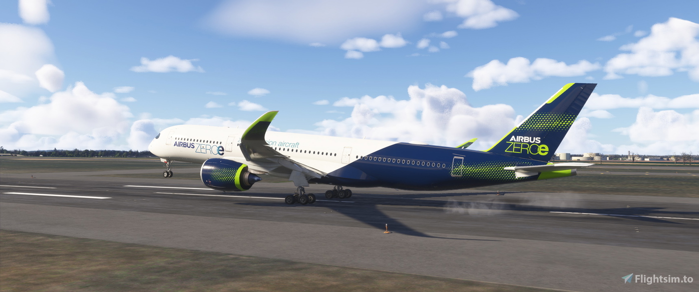 Livery Inibuilds A350-900 - Airbus Zero-e (fictional) for Microsoft ...