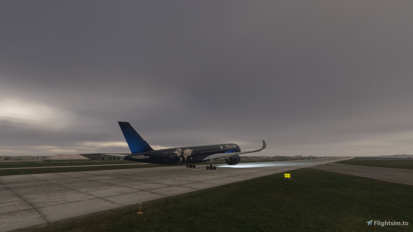 Livrée World Air pour notre A350-900 immatriculer C-MGJA for Microsoft ...