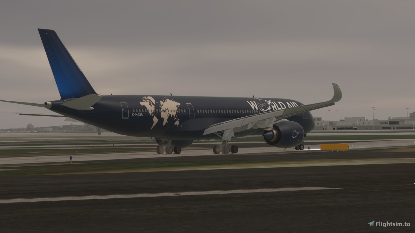 Livrée World Air pour notre A350-900 immatriculer C-MGJA for Microsoft ...
