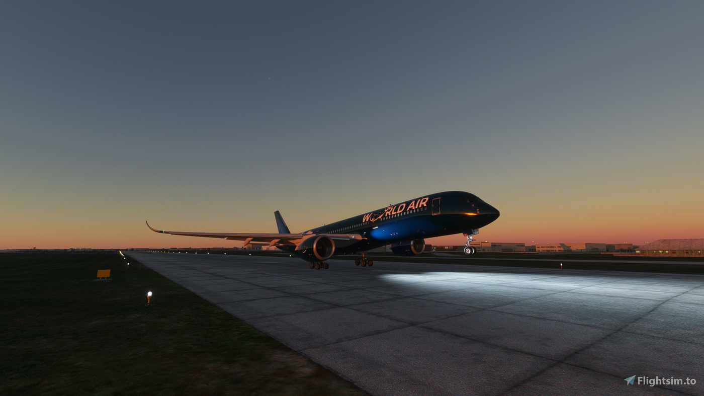 Livrée World Air pour notre A350-900 immatriculer C-MGJA for Microsoft ...