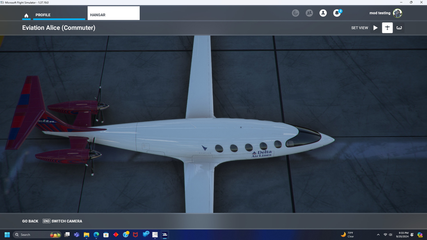 LivToAir Eviation Alice Delta for Microsoft Flight Simulator | MSFS