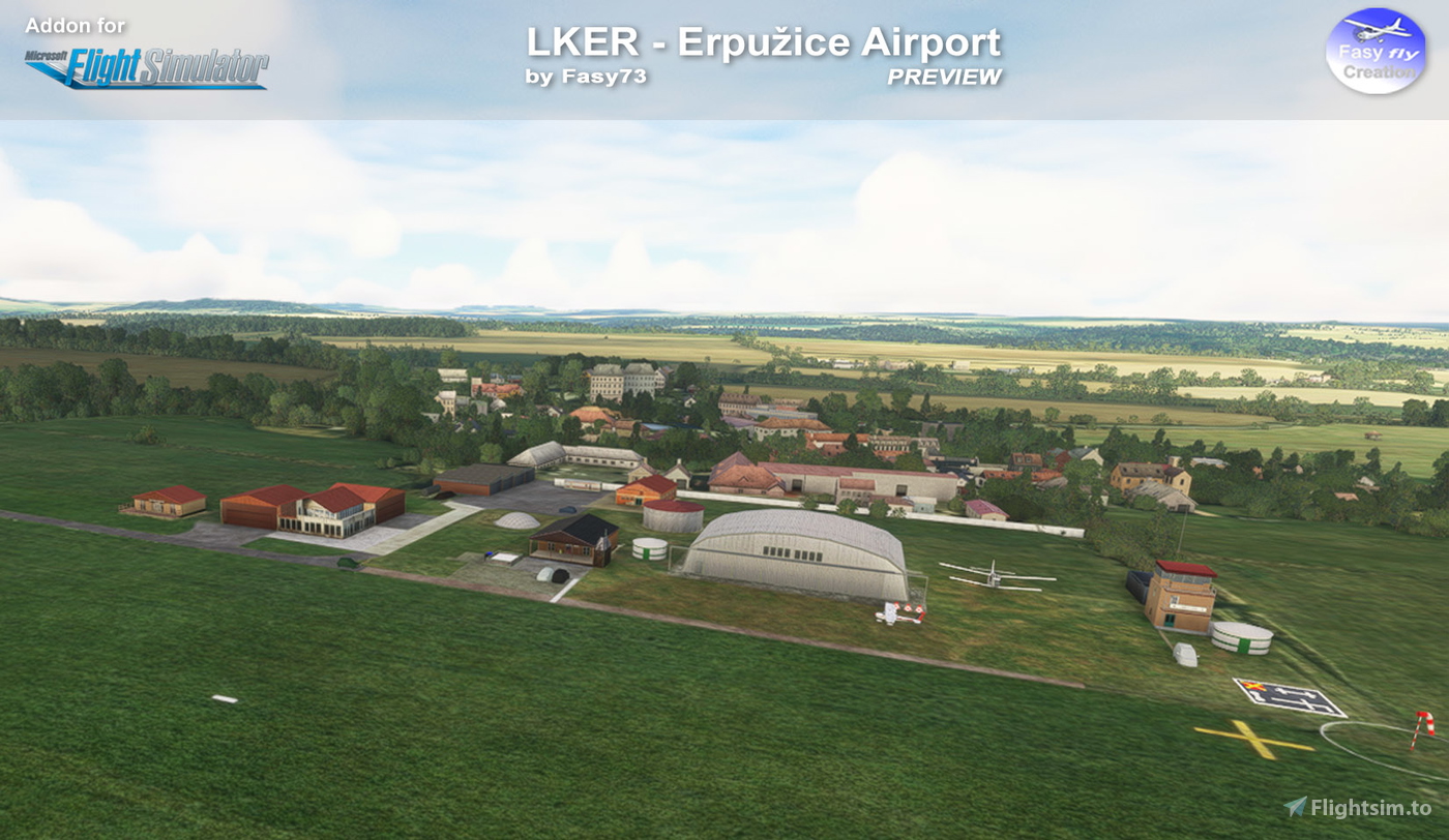 LKER - Erpužice Airport, CZ for Microsoft Flight Simulator | MSFS