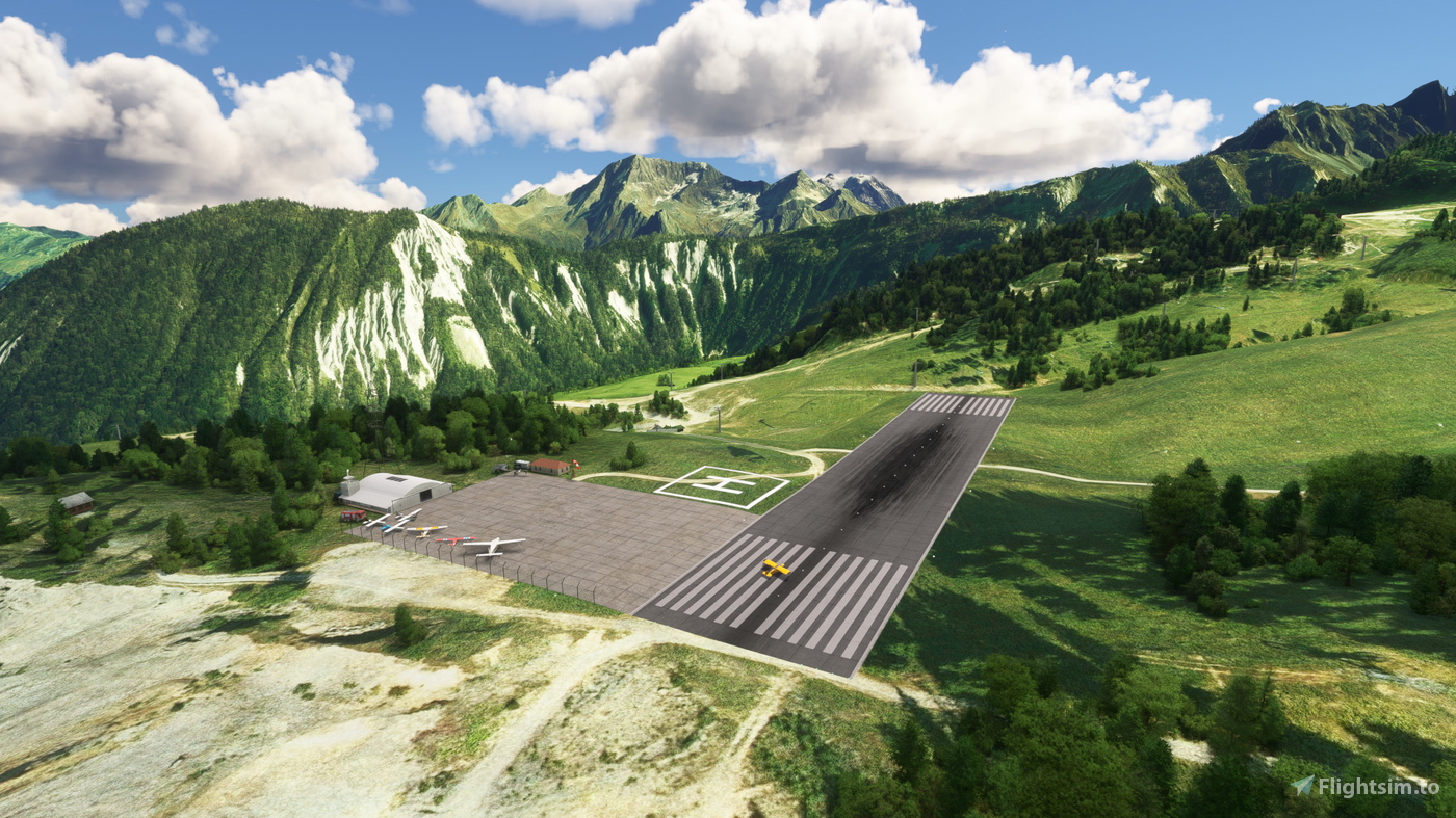 LFMI Mountain Airport pour Microsoft Flight Simulator | MSFS