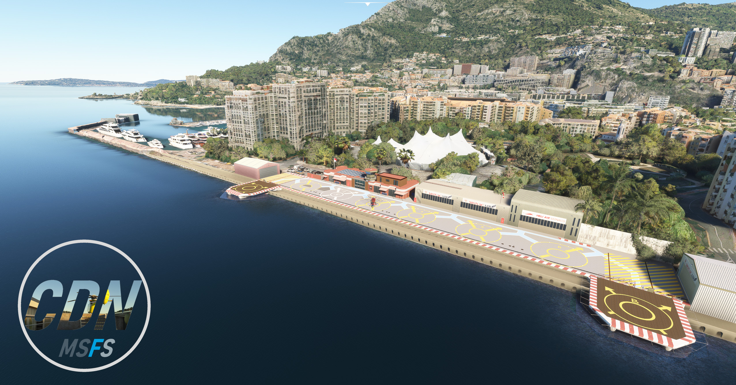 LNMC - Heliport de Monaco for MSFS 2020 - MSFS Add-on - Flightsim.to