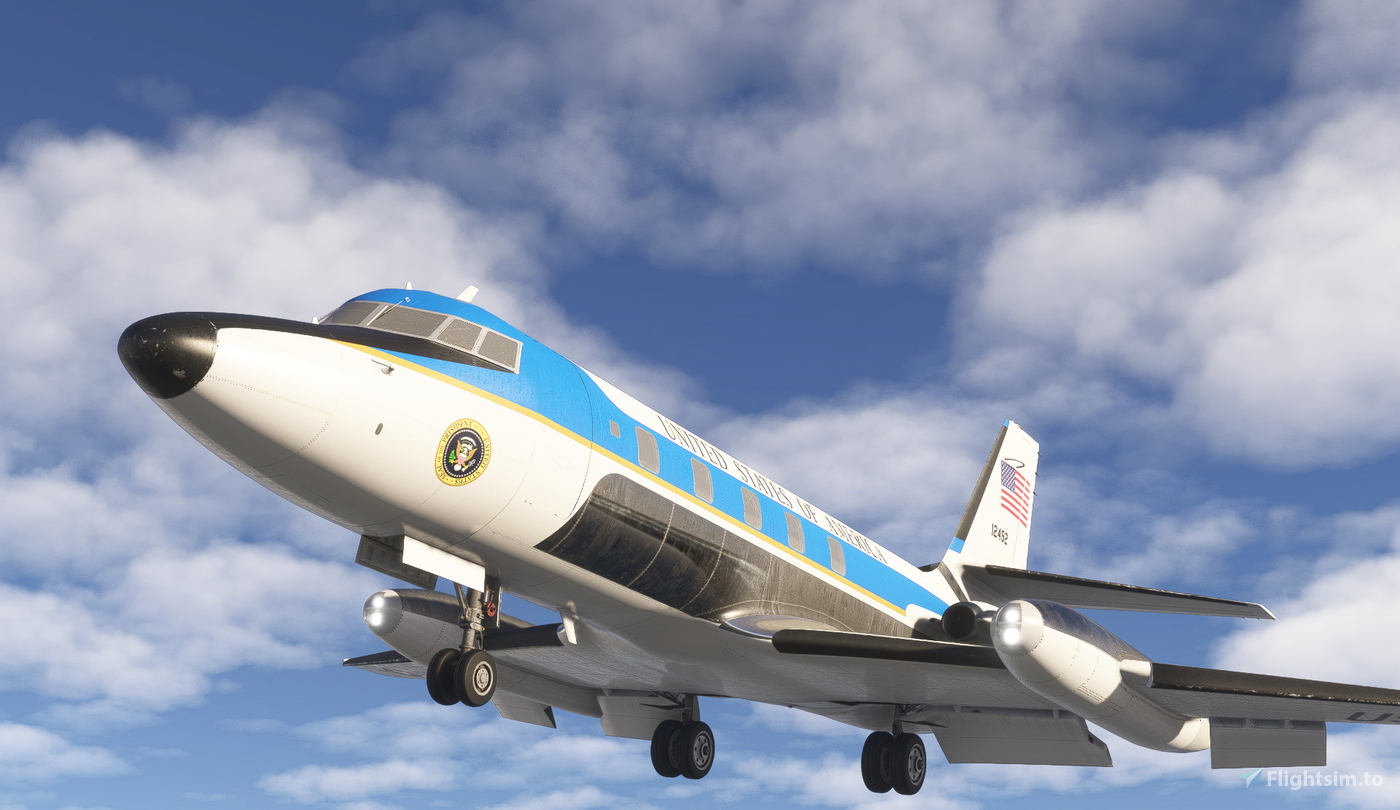 Lockheed L-1329 Jetstar USAF 61-2492 für Microsoft Flight Simulator | MSFS