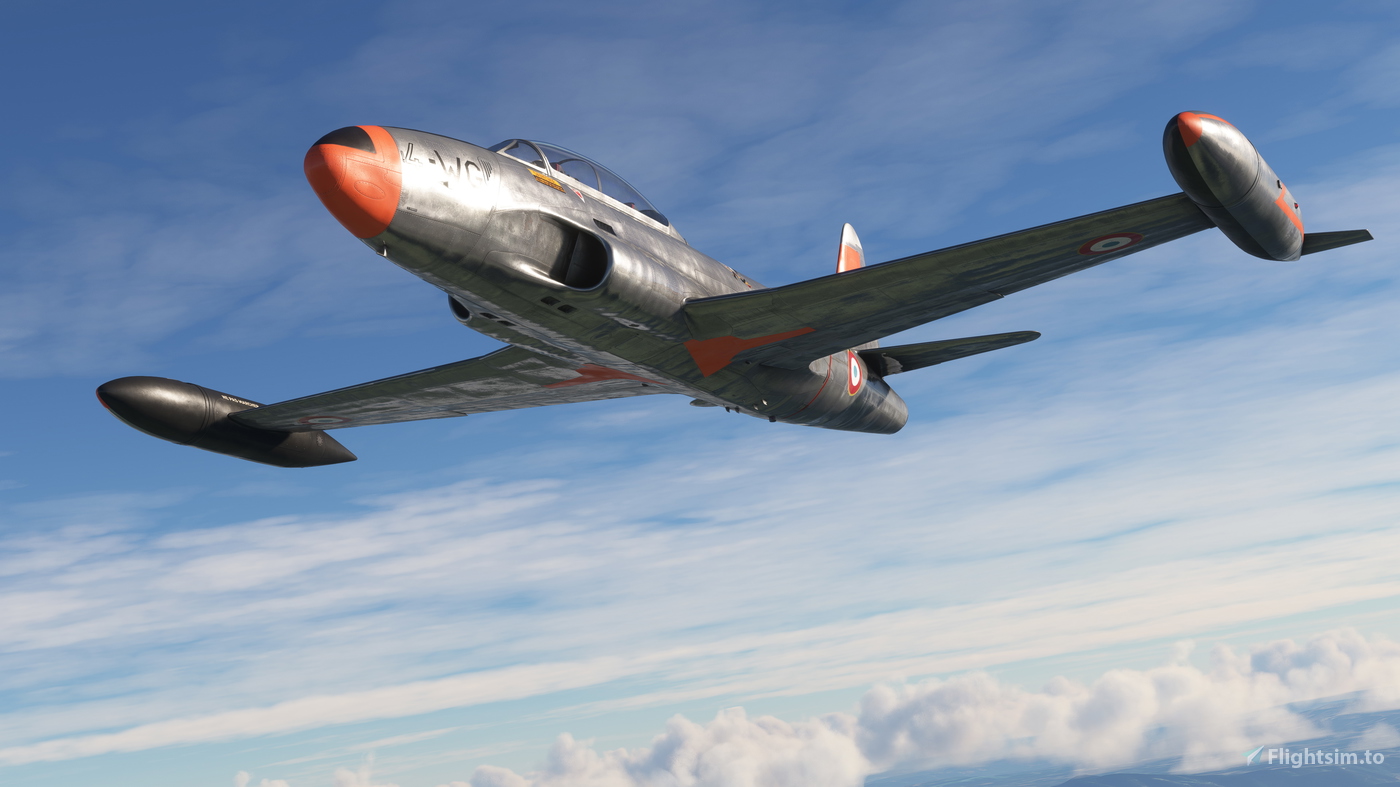 Lockheed T-33 French Air Force 4-WG for Microsoft Flight Simulator | MSFS