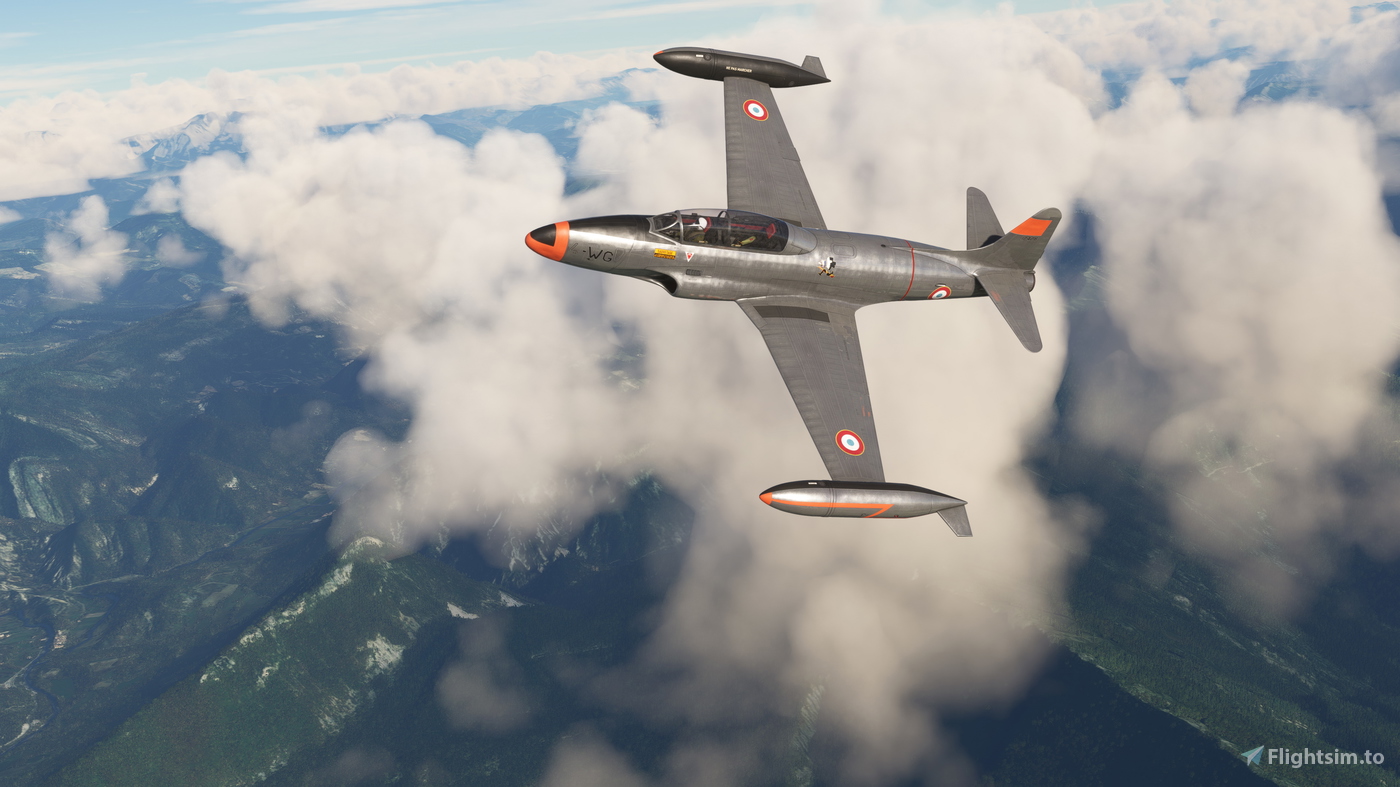 Lockheed T-33 French Air Force 4-WG for Microsoft Flight Simulator | MSFS