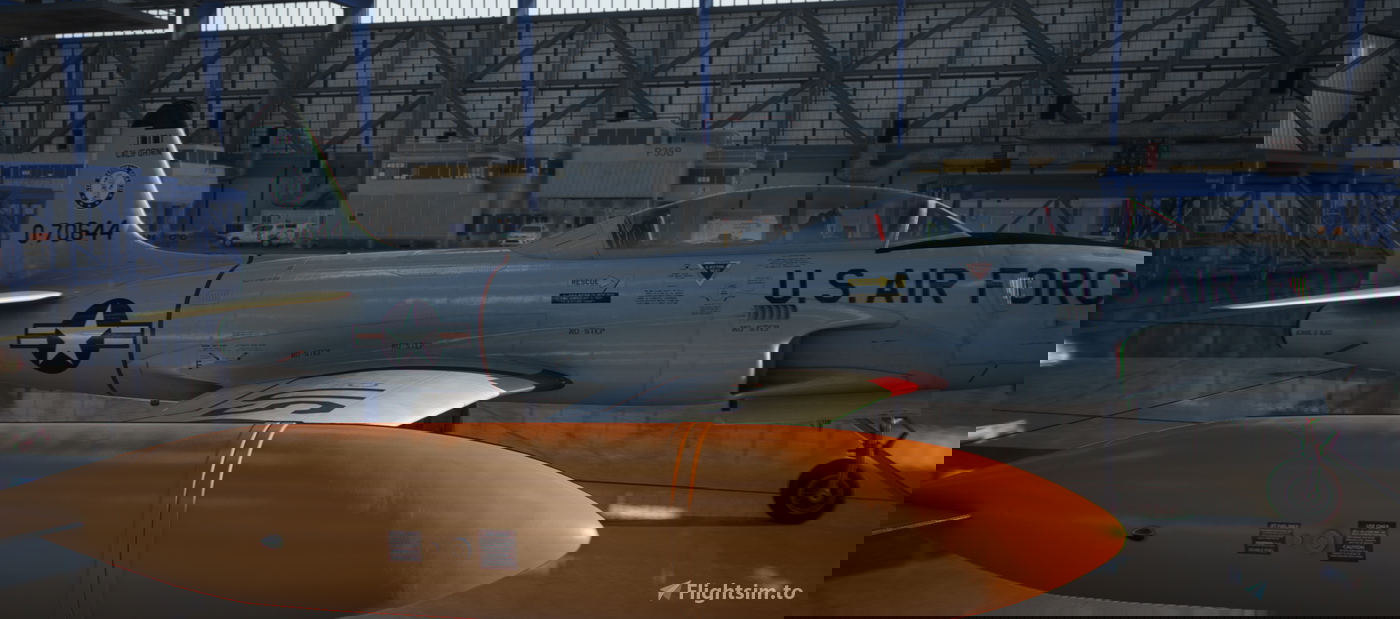 Lockheed T-33A, 194th FIW, California ANG for Microsoft Flight ...