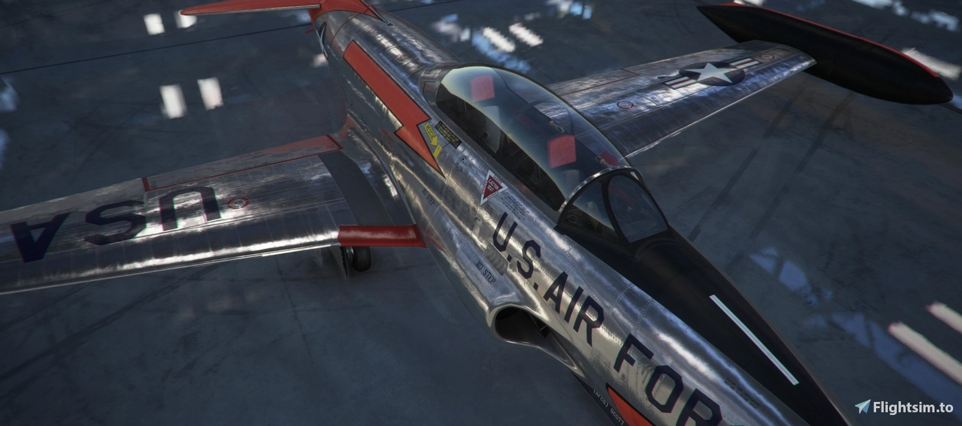 Lockheed T-33A, MSFS2024, AFCS, Scott AFB pro Microsoft Flight ...