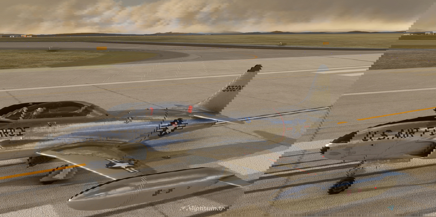 Lockheed T-33A, MSFS2024, Air Force Flight Test Center for Microsoft ...