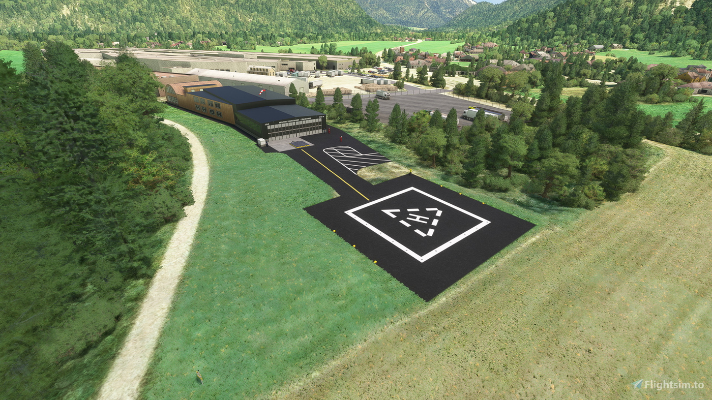 LOJE - Heliport Erpfendorf for Microsoft Flight Simulator | MSFS
