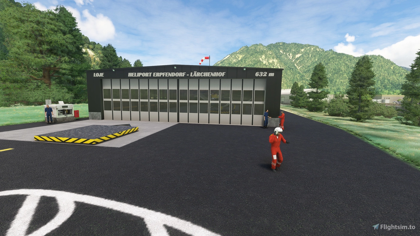 LOJE - Heliport Erpfendorf for Microsoft Flight Simulator | MSFS