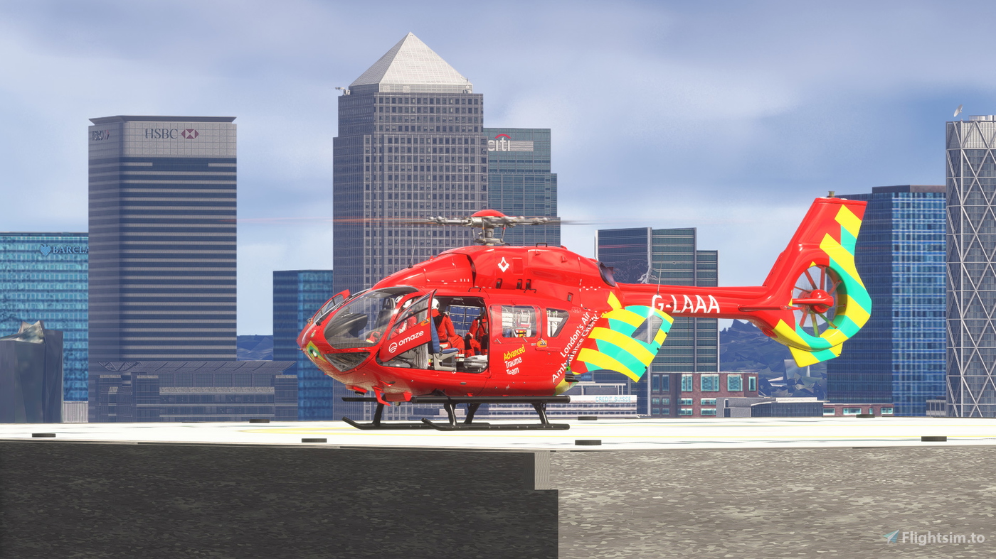 London Air Ambulance G-LAAA for Microsoft Flight Simulator | MSFS