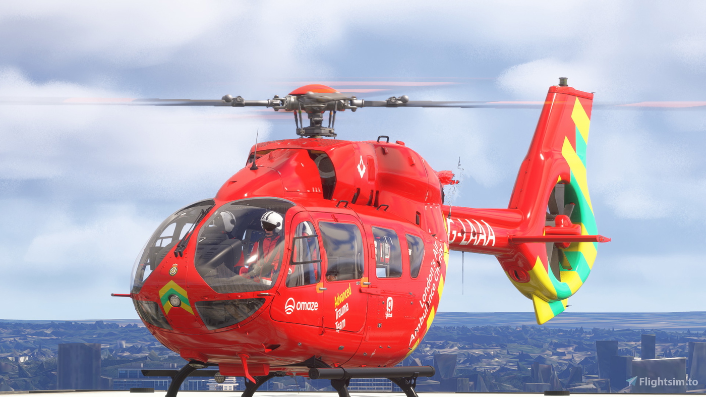 London Air Ambulance G-LAAA for Microsoft Flight Simulator | MSFS
