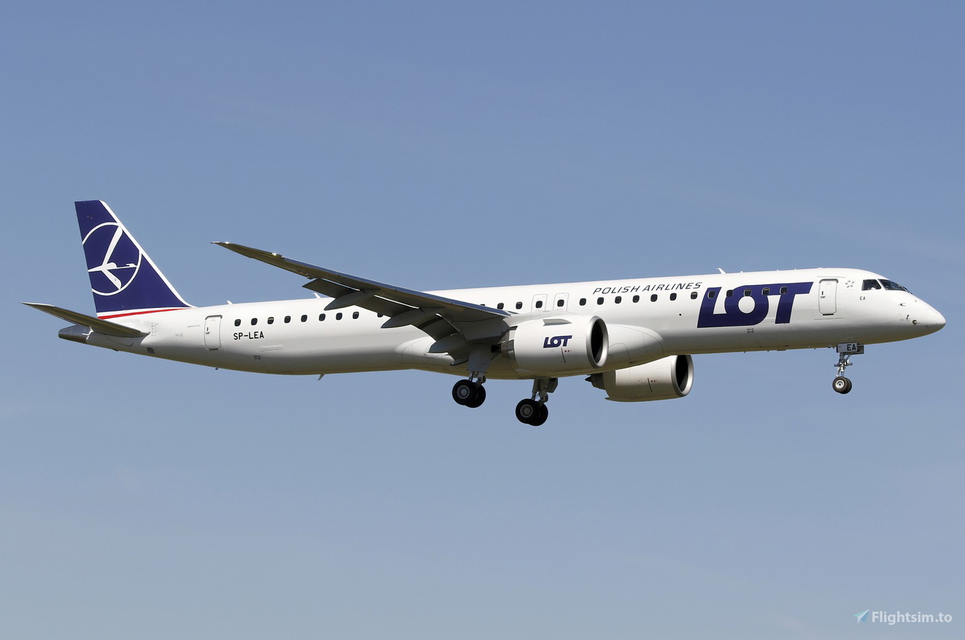 LOT Polish Airlines | SP-LEA | Virtualcol E195-E2 for Microsoft Flight ...