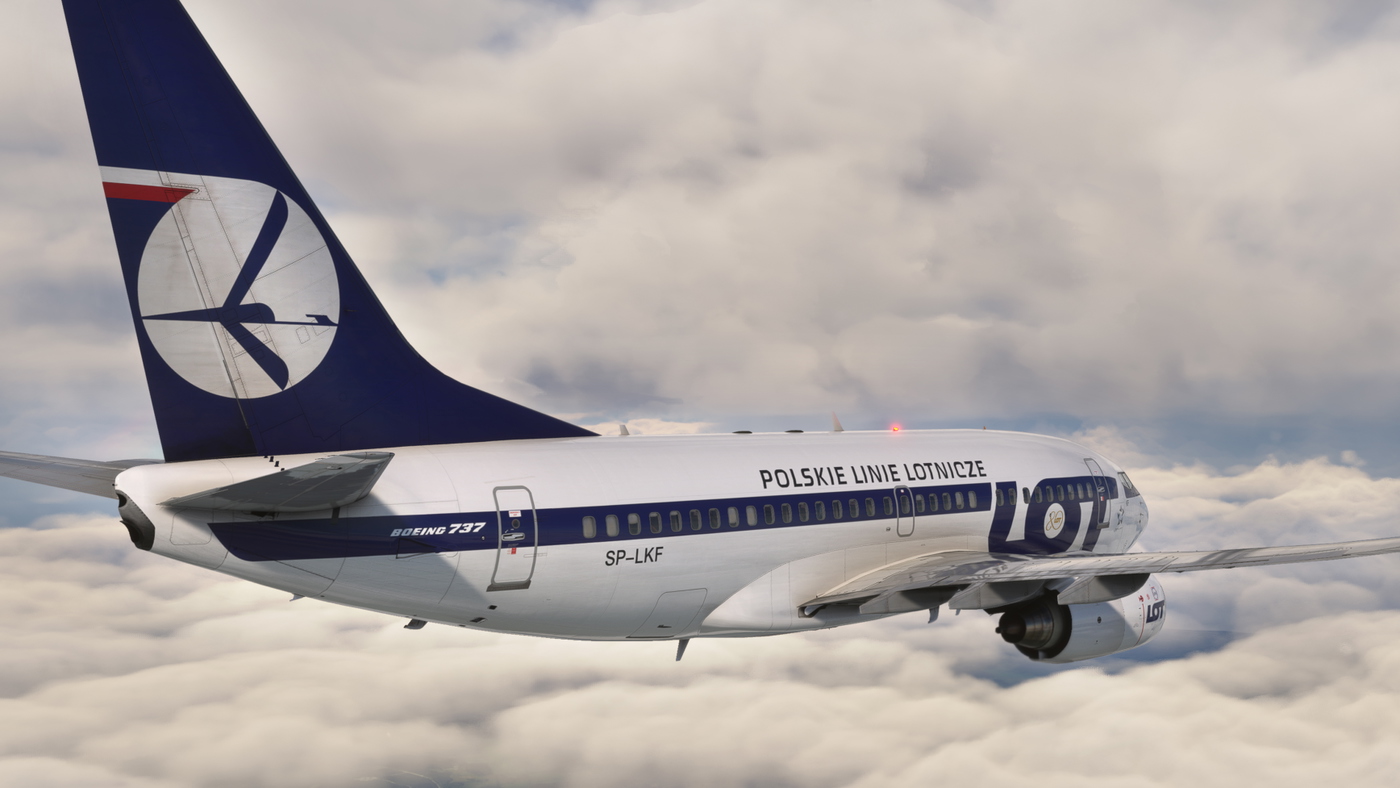 LOT Polish Airlines | SP-LKF | +Cabin | PMDG B737-600 for Microsoft ...