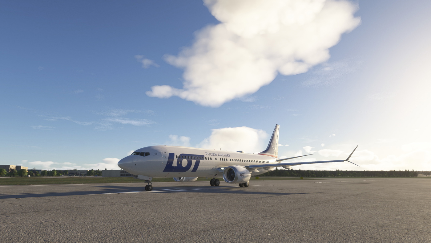 LOT Polish Airlines SPLVA Asobo Boeing 737 MAX 8 - 8K for Microsoft ...
