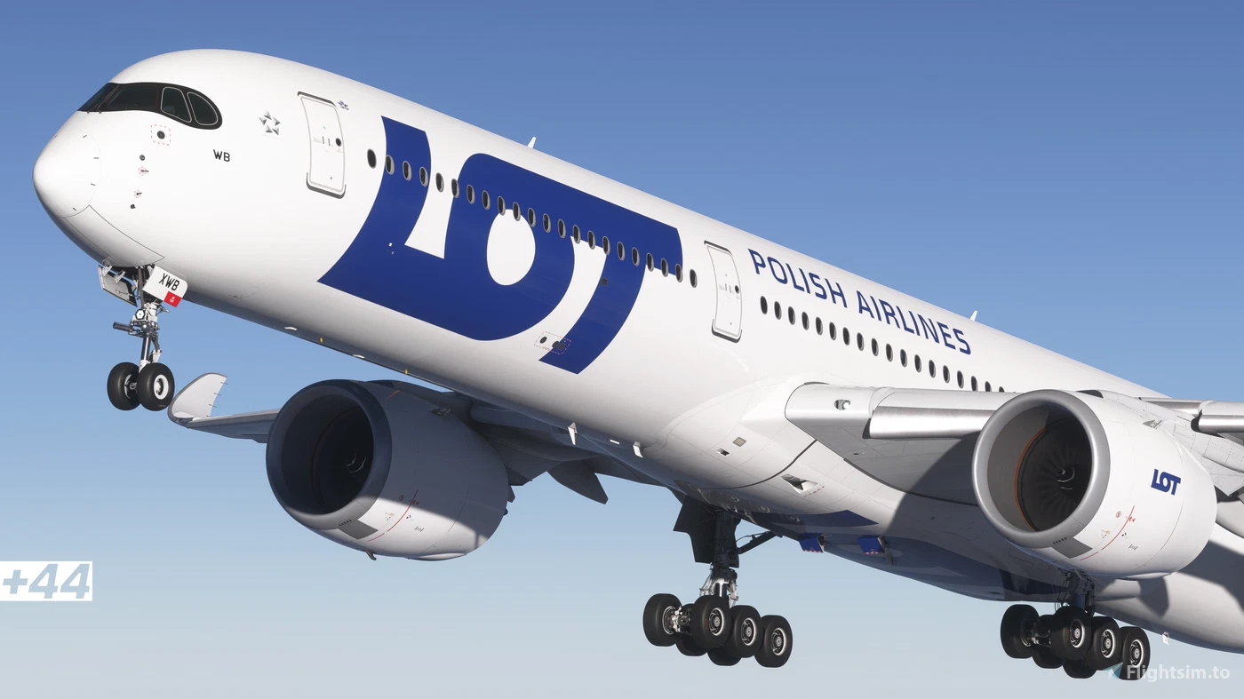 LOT Polish Airlines w/ Cabin (SP-XWB) iniBuilds A350-1000 - 8K for ...
