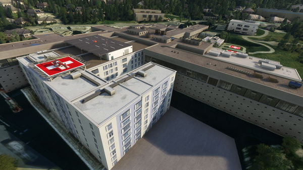 LSKF - Kantonsspital Frauenfeld for Microsoft Flight Simulator | MSFS