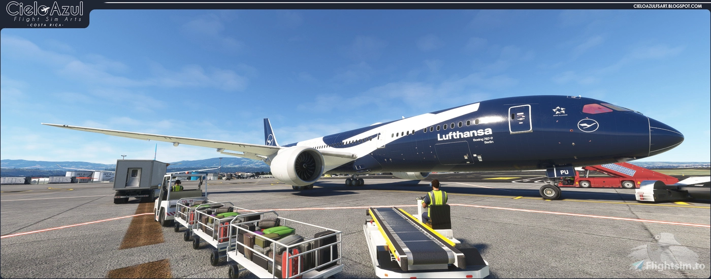 Lufthansa | D-ABPU | Bravo Airspace Boeing 787-9 [8K] dla Microsoft ...