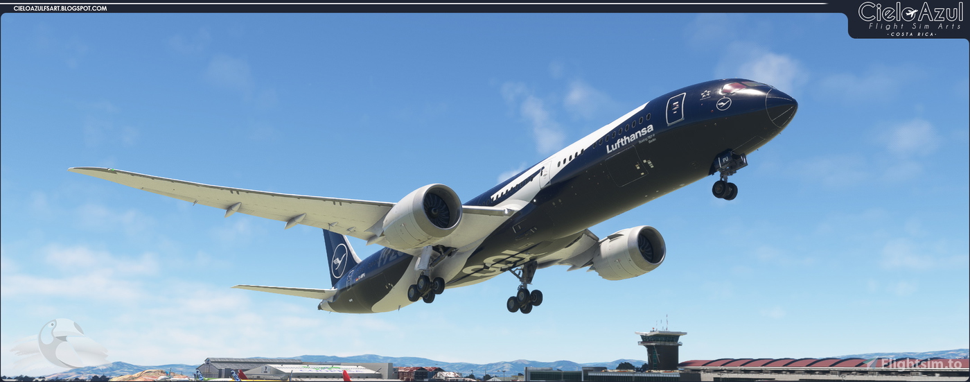 Lufthansa | D-ABPU | Bravo Airspace Boeing 787-9 [8K] para Microsoft ...