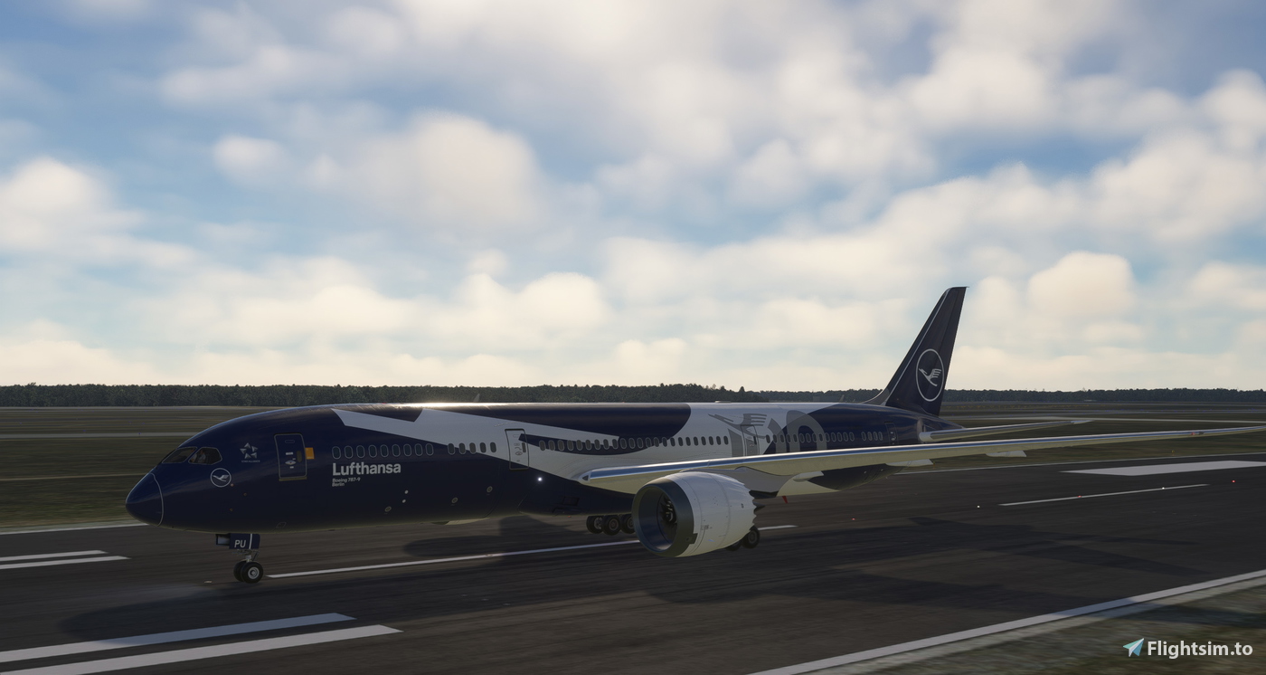 Lufthansa 100 Years Livery (D-ABPU) B787-9 4k para Microsoft Flight ...
