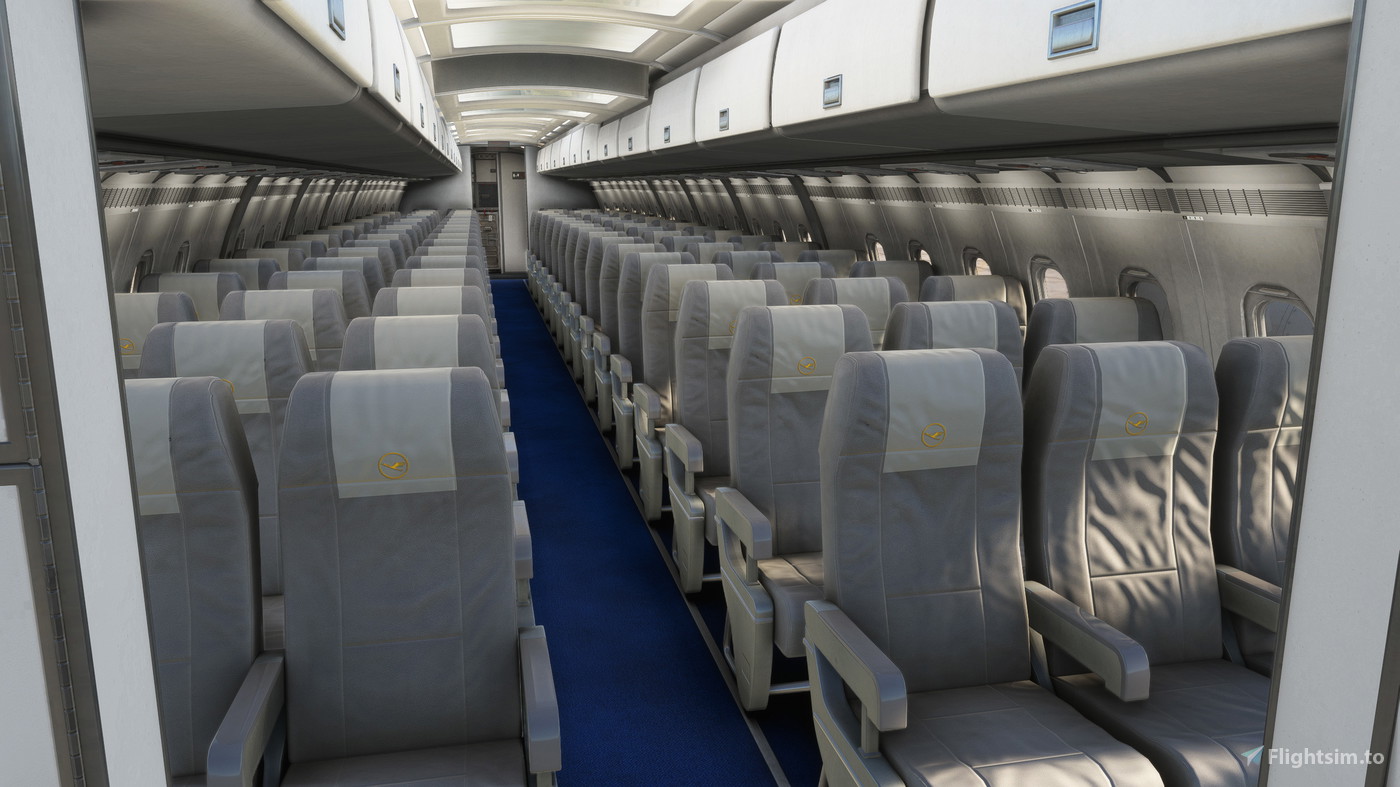 Lufthansa Cityline [D-AVRR] Avro RJ85 Justflight 对于 Microsoft Flight ...