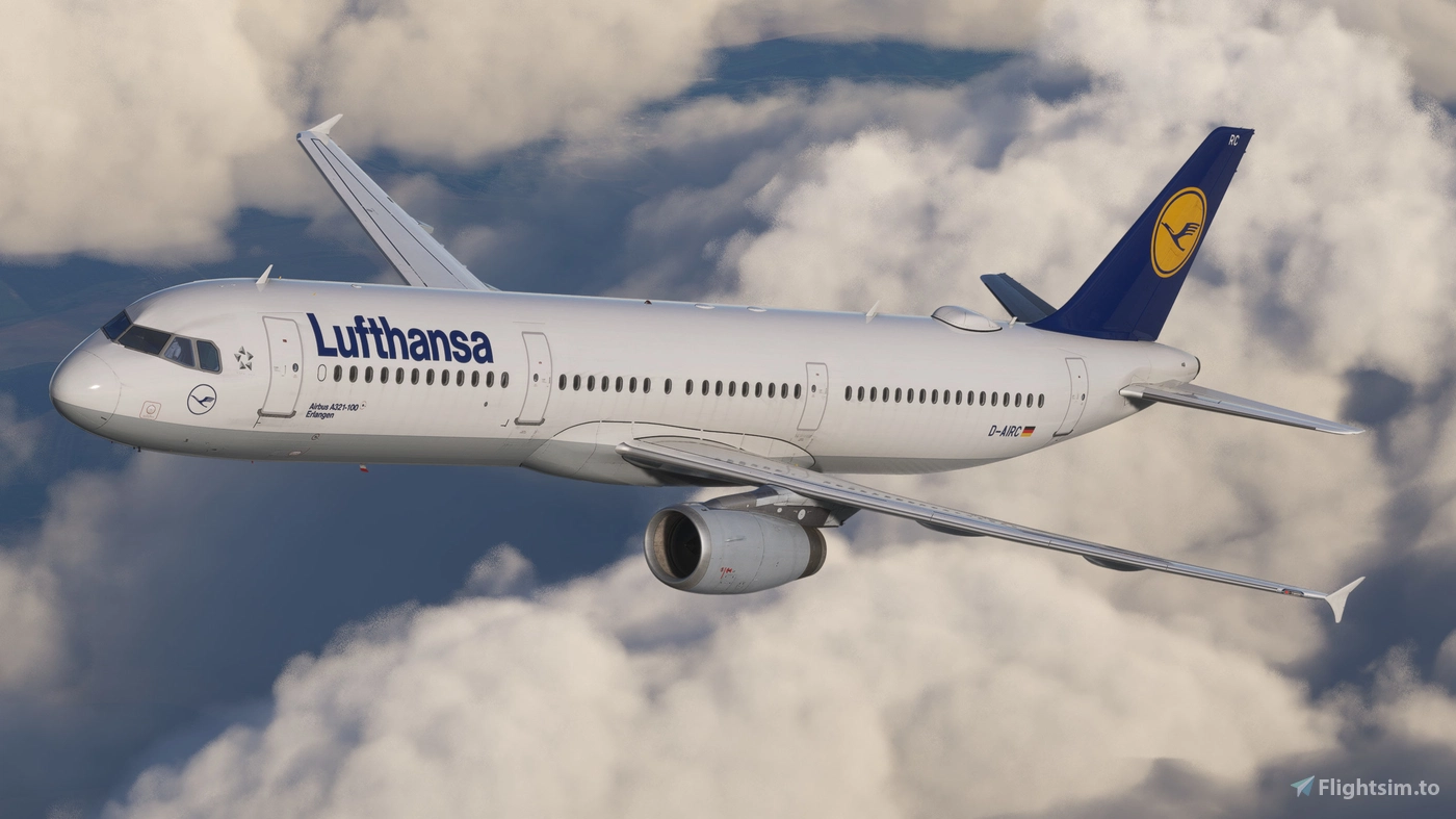 Lufthansa Classic [Pack 1] w/Cabin Fenixsim A321 [8K+4K] for Microsoft Flight Simulator | MSFS