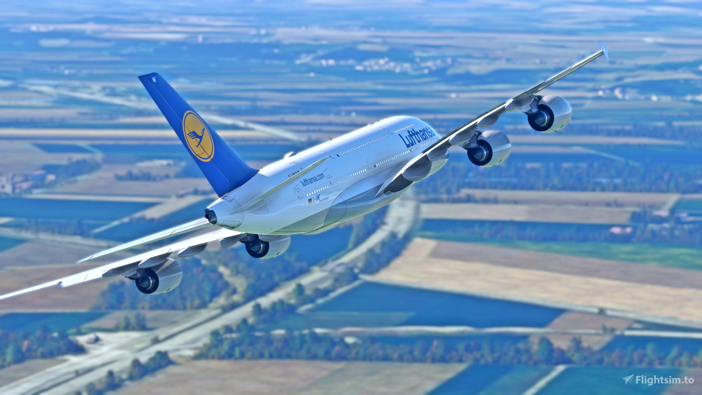 Threads - Lufthansa D-AIMF (old livery) [8K] & [4K] for Microsoft Flight Simulator | MSFS