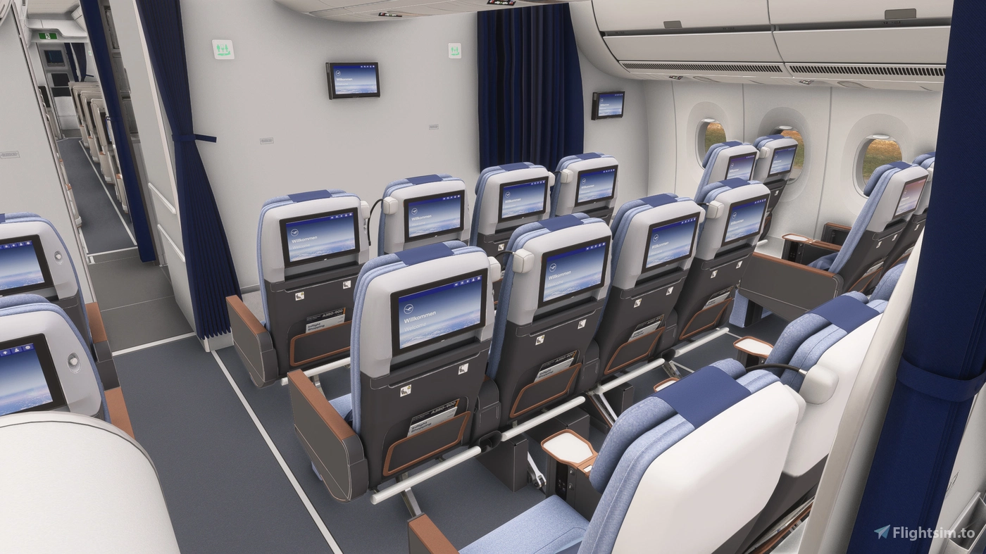 Lufthansa [Pack] w/ Cabin Inibuilds A350 para Microsoft Flight ...