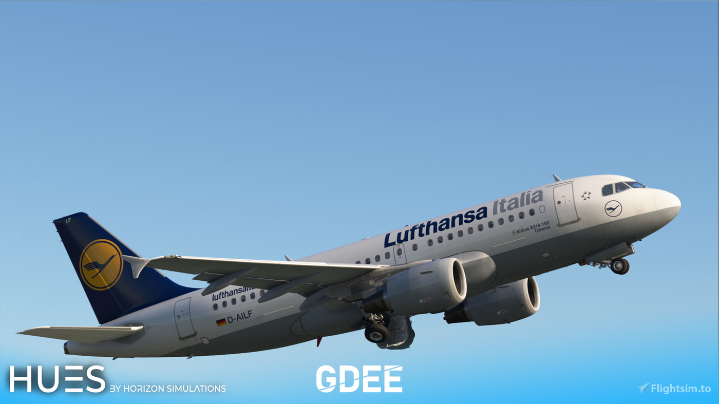 Lufthansa Italia | Fenix A319 (D-AILF) | 8K für Microsoft Flight ...
