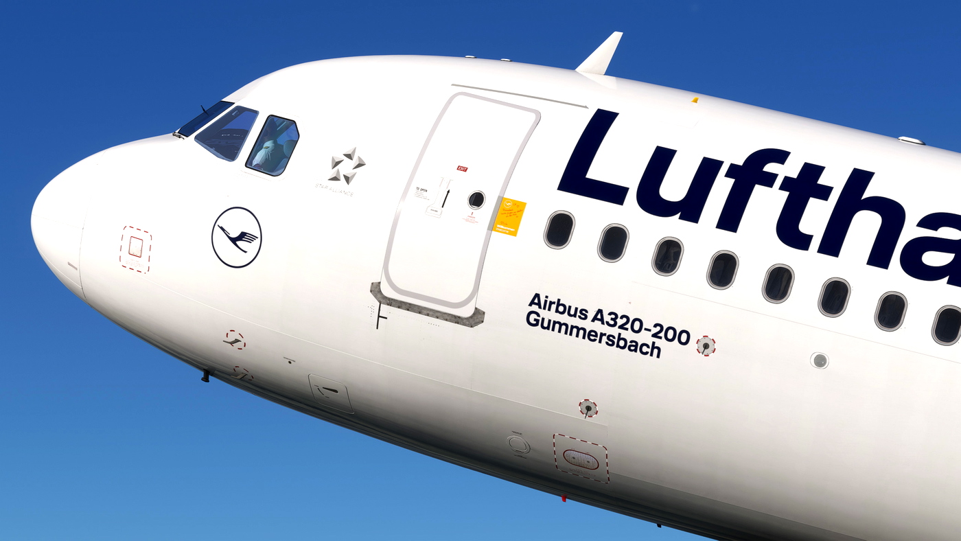 Threads - Lufthansa [Pack 1] w/Cabin Fenixsim A320 Sharklet [8K+4K] for ...