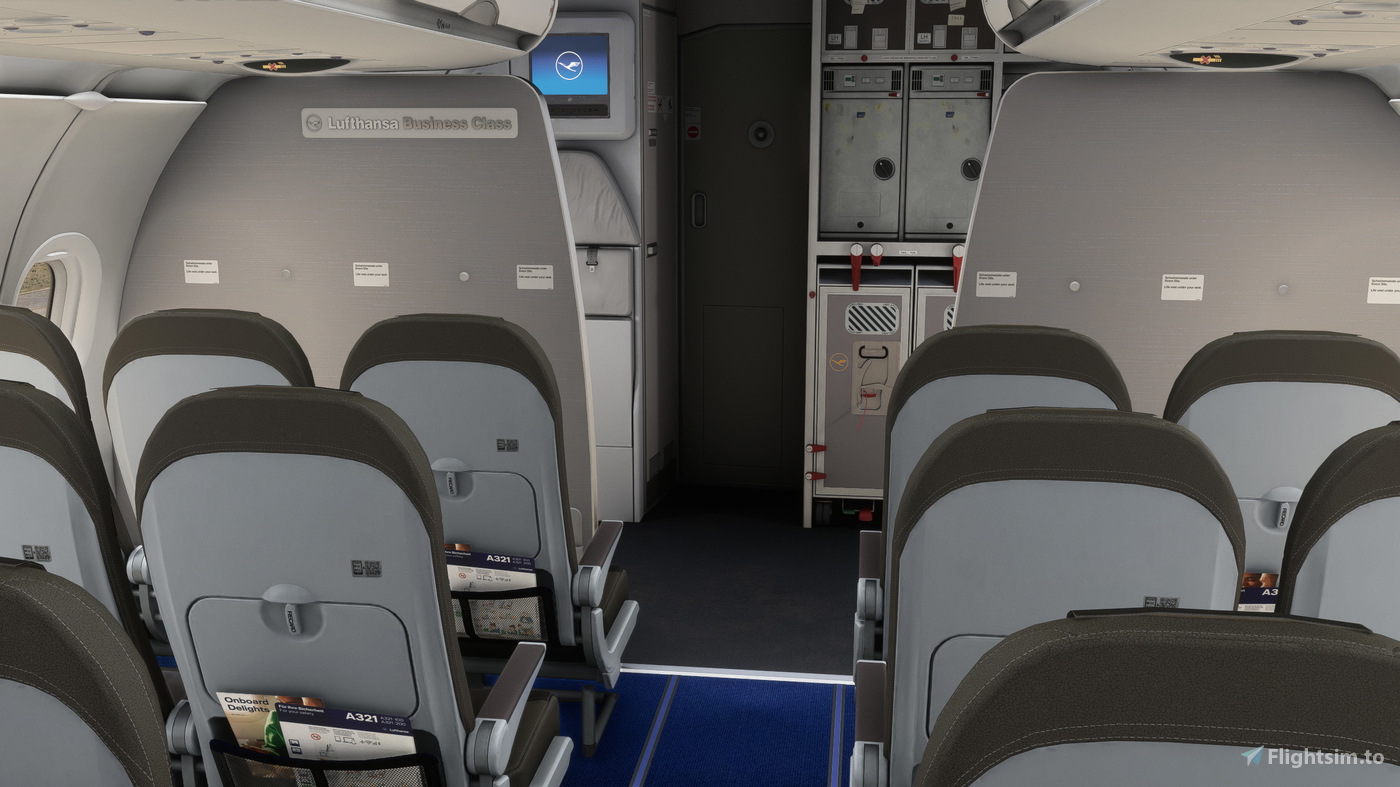 Lufthansa [Pack 1] w/Cabin Fenixsim A321 [8K+4K] for Microsoft Flight ...