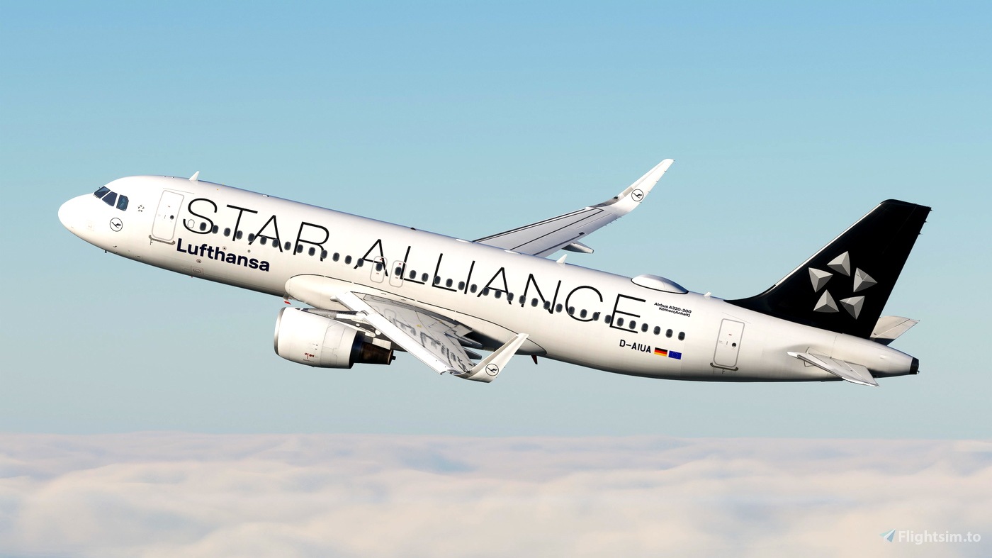 Threads - Lufthansa [Star Alliance Pack] w/Cabin Fenixsim A320 Sharklet [8K+4K] für Microsoft ...