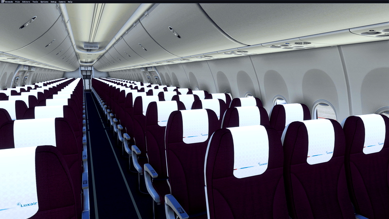 Luxair B38M Fleet Pack | iFly 737 Max | with Cabin pour Microsoft ...