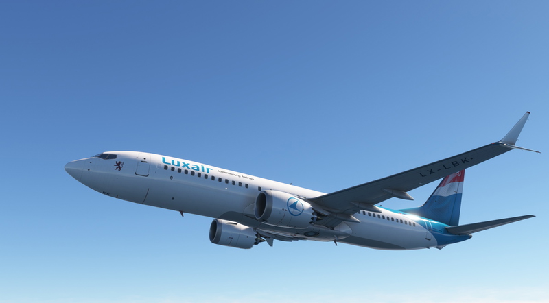 Luxair B38M Fleet Pack | iFly 737 Max | with Cabin for Microsoft Flight ...