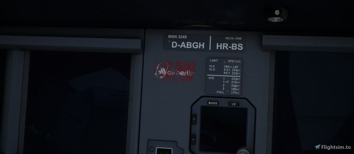 LVFR Eurowings ehemals AirBerlin Flugzeug, für die Horizon Mod (AB Logo ...