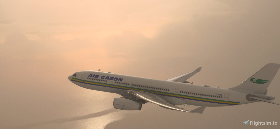 Lvfr-A330-200RR AirGabon TR-POG для Microsoft Flight Simulator | MSFS