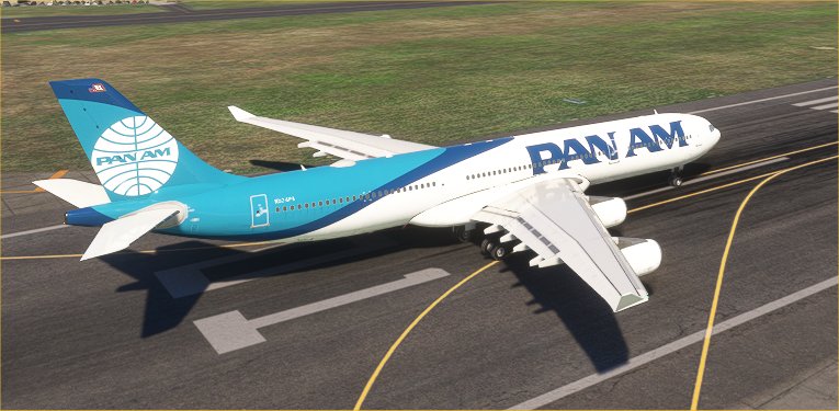 LVFR A340-300 Modern Pan Am Livery - MSFS Add-on - Flightsim.to