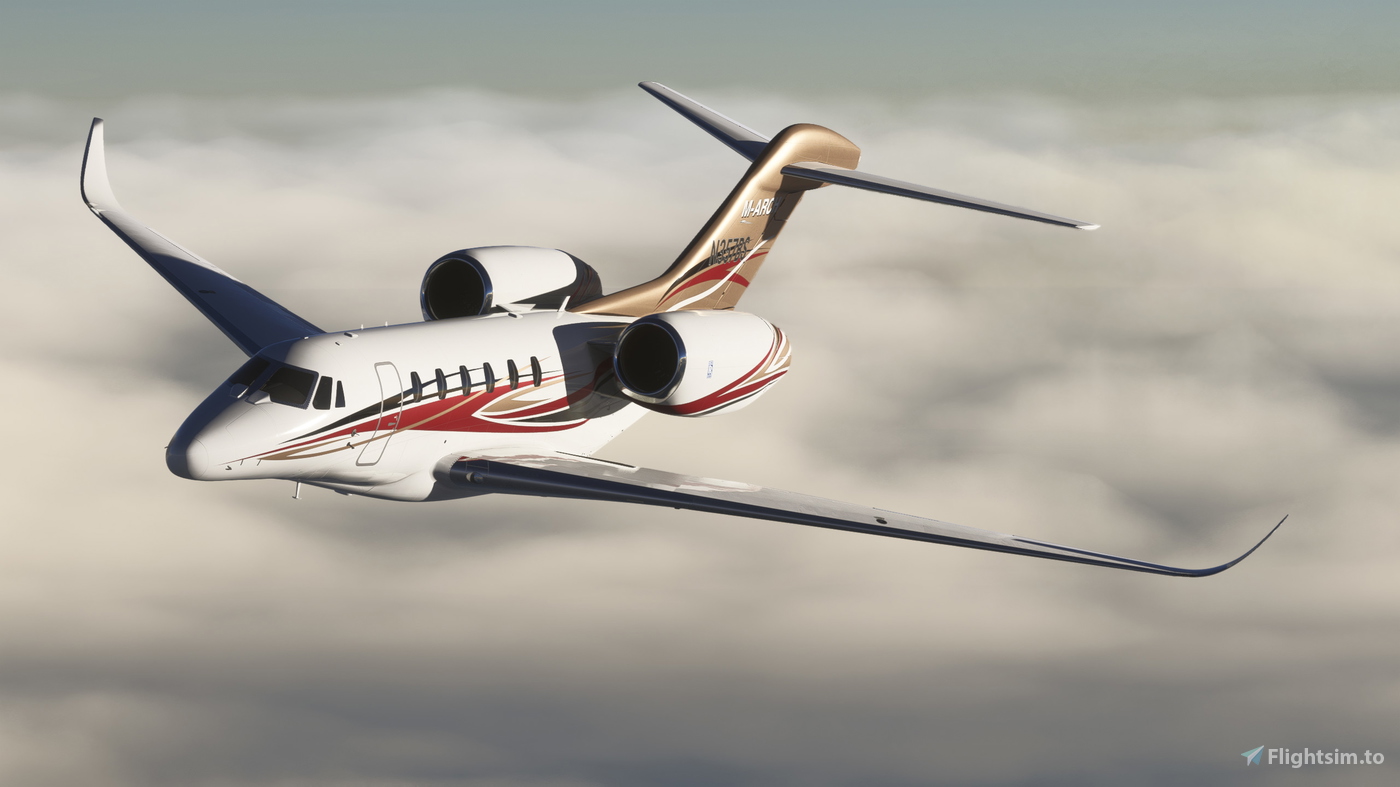 M-ARCH FlightFX Citation C750 + (Dynamic Registration) para Microsoft Flight Simulator | MSFS