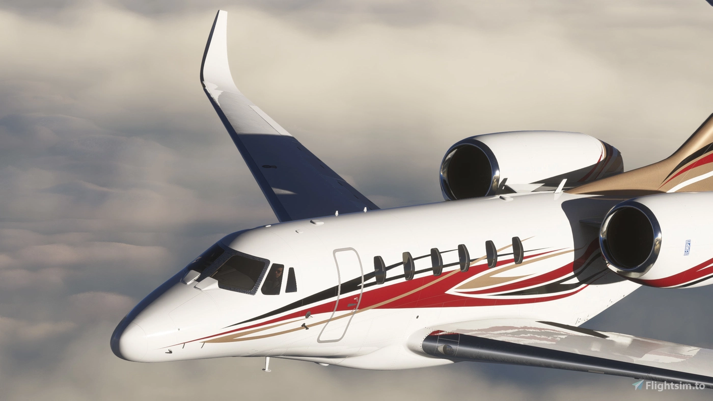 M-ARCH FlightFX Citation C750 + (Dynamic Registration) for Microsoft Flight Simulator | MSFS