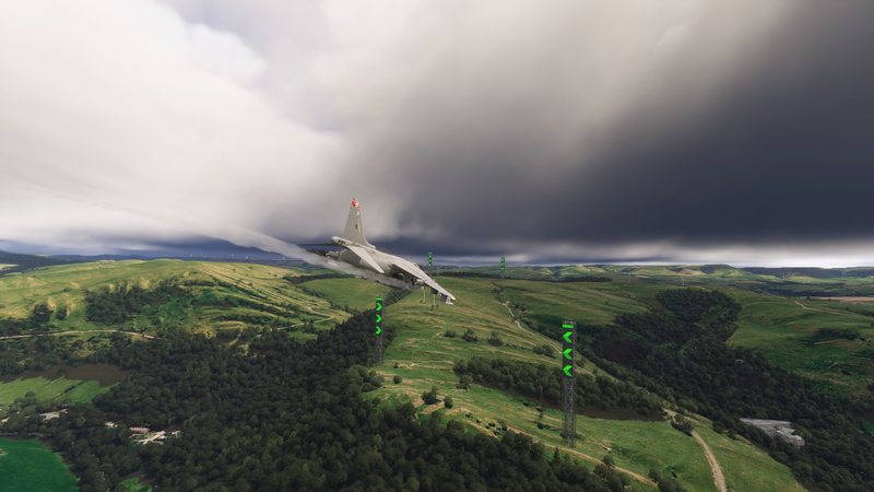 Mach Loop Challenge Gates для Microsoft Flight Simulator | MSFS
