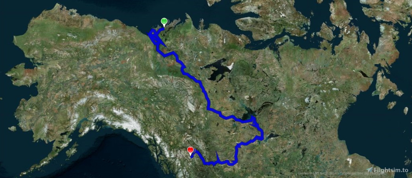 Mackenzie-Slave-Peace-Finlay River for Microsoft Flight Simulator | MSFS