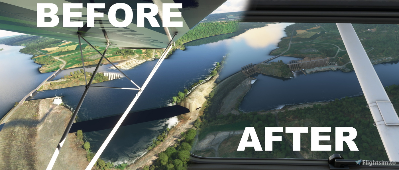 Mactaquac Dam & Area Improvements for Microsoft Flight Simulator | MSFS