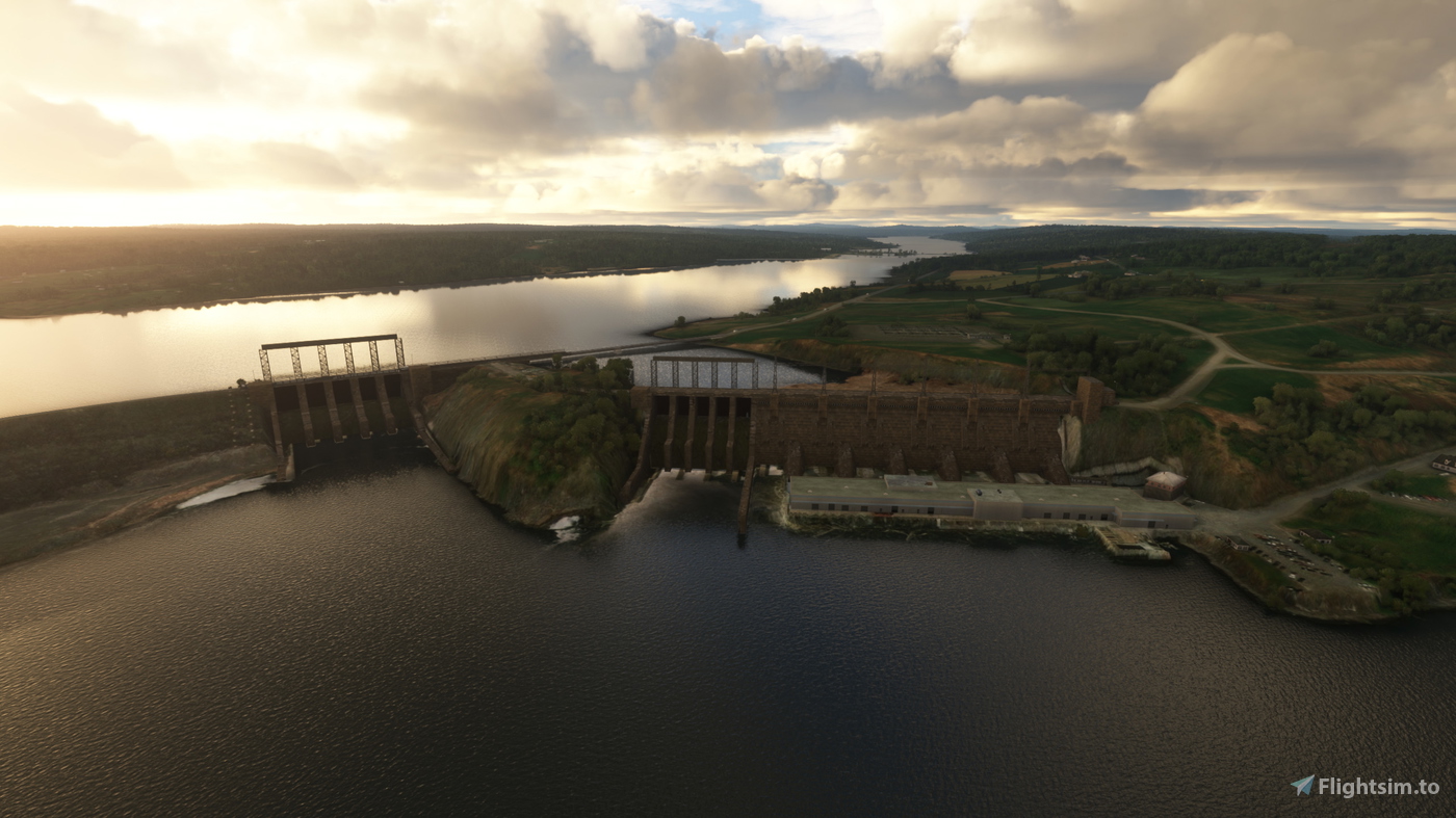 Mactaquac Dam & Area Improvements for Microsoft Flight Simulator | MSFS