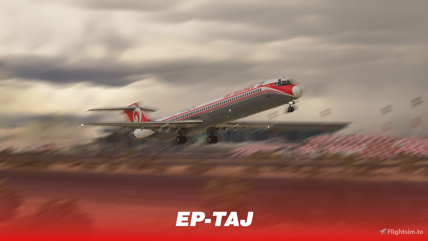 Maddog MD-82 EP-TAJ ATA AIR 8K for Microsoft Flight Simulator | MSFS